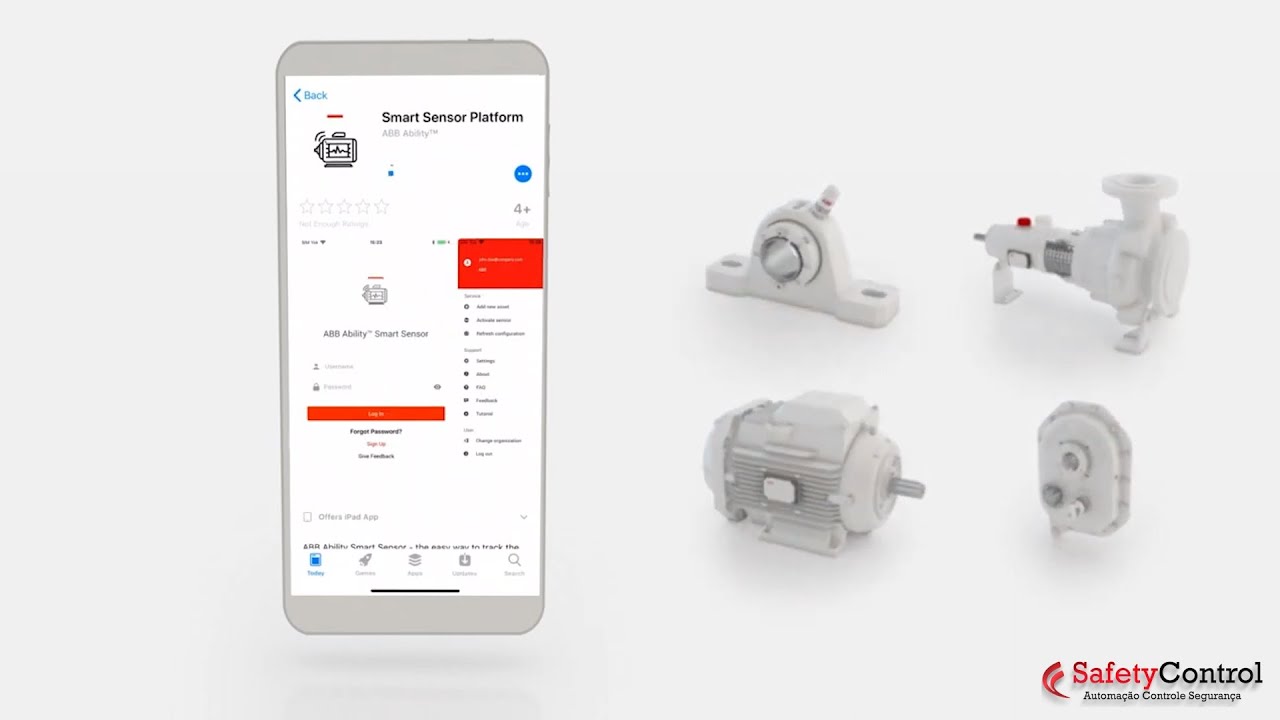 ABB Ability™ Smart Sensor Utilizando pela primeira vez - SAFETY CONTROL ...