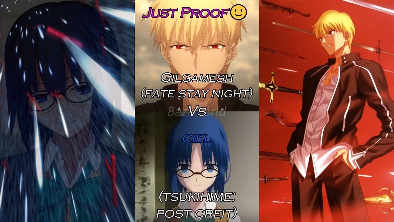 Gilgamesh VS Ciel (Fate VS Tsukihime) #shorts - YouTube