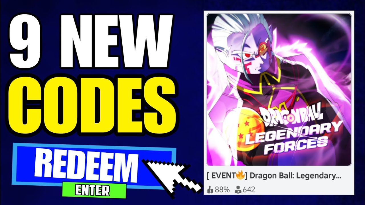 UPDATE NEW! ROBLOX DRAGON BALL: LEGENDARY FORCES CODES 2024!! | BE ...