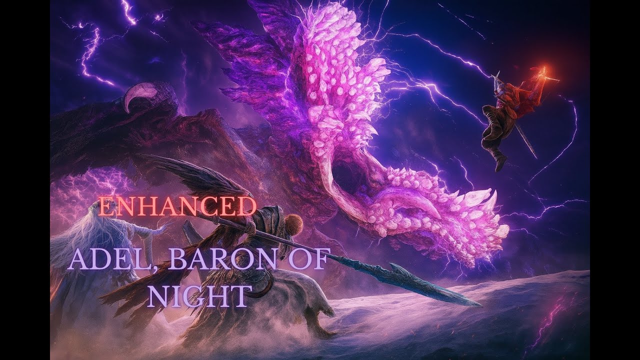 NO HUD SOLO (ENHANCED ADEL , BARON OF NIGHT ) - ELDEN RING NIGHTREIGN ...