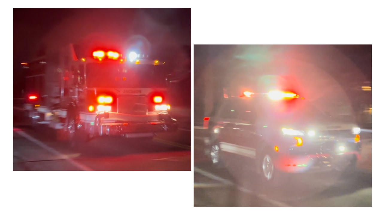 Jackson Command 1280, Ambulance 1251, & Engine 1260 Responding 2-19-24 ...
