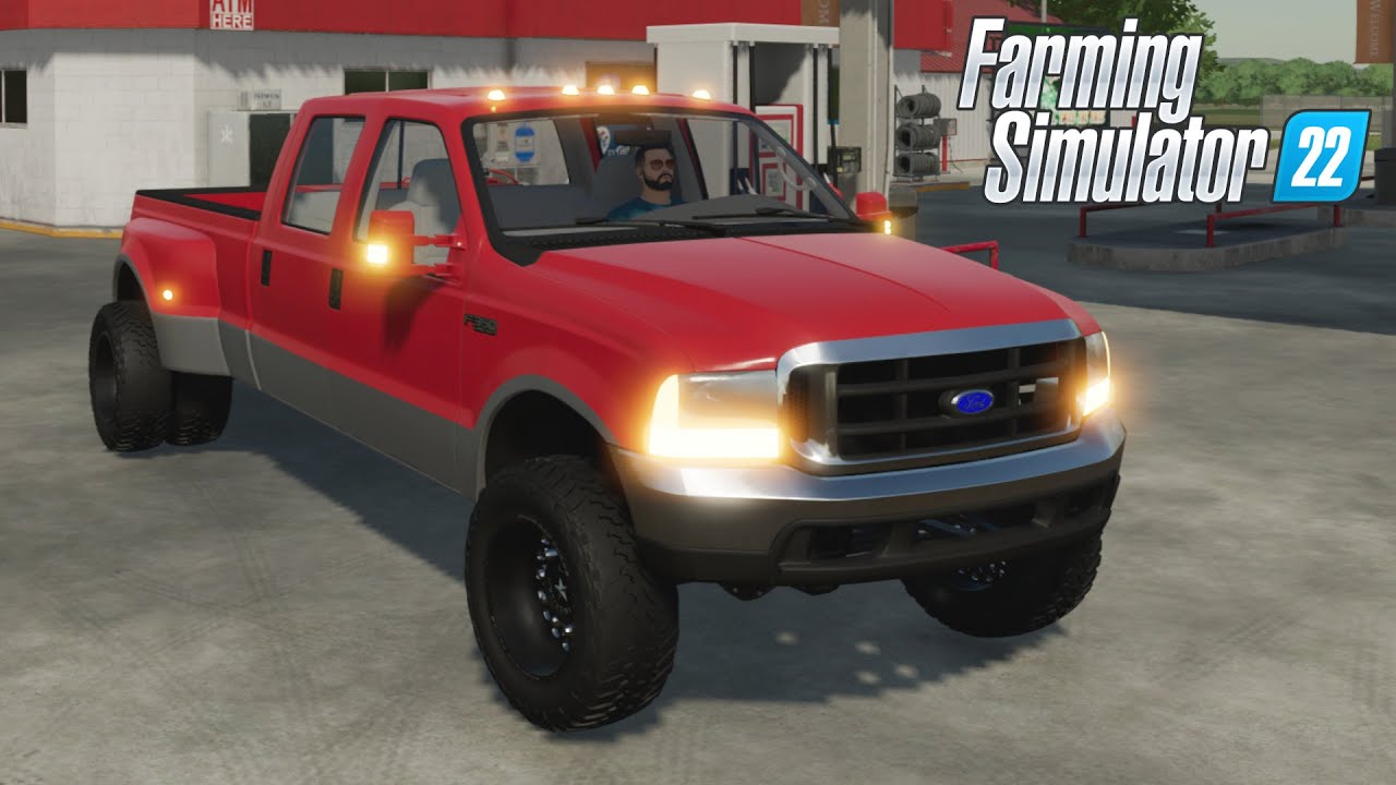 FS22 - Ford F-350 2000 - Farming Simulator 2022 Lifted American Pick-Up ...
