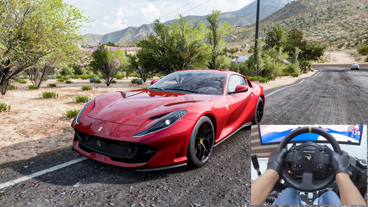 Buying a Ferrari 812 Superfast - Forza Horizon 5 - Steering wheel ...