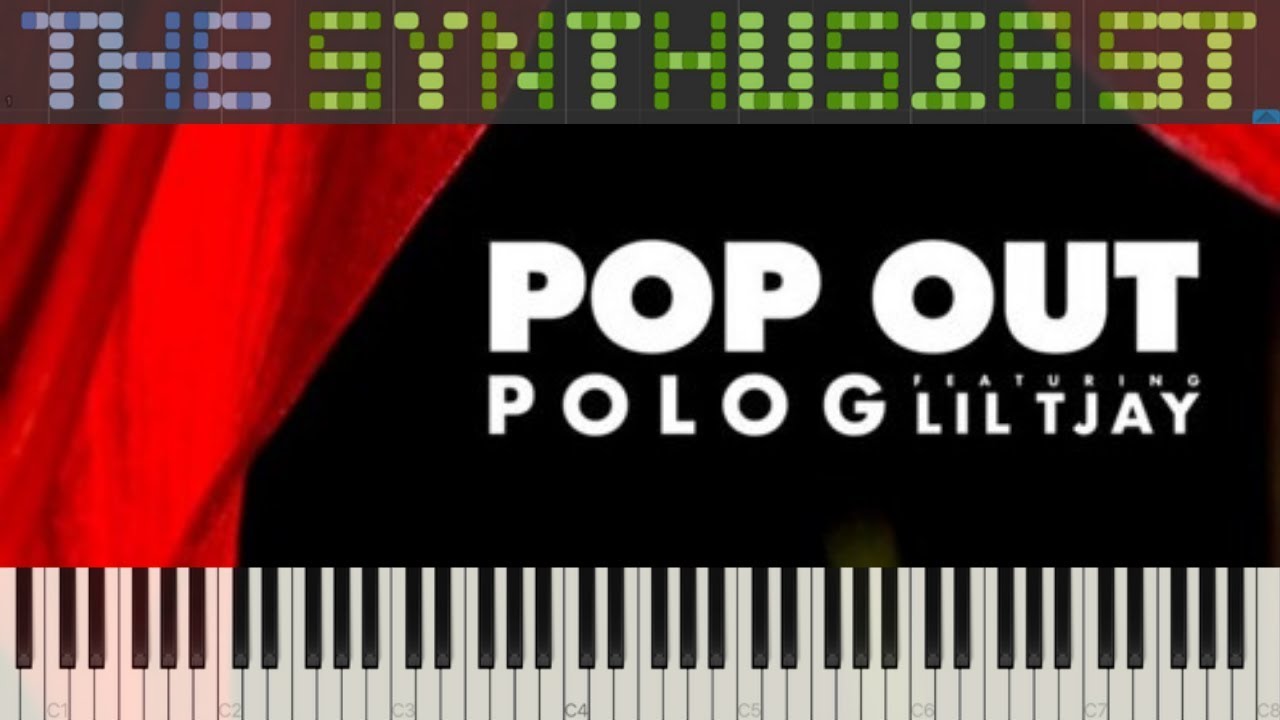 Polo G (feat. Lil Tjay) - Pop Out - Piano Synthesia - YouTube