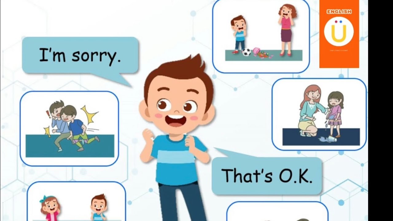 Saying “I’m sorry, Thank you” for kids - YouTube