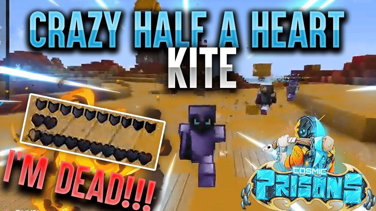 CRAZY HALF A HEART KITE!!! *I ALMOST DIED* | COSMIC PRISONS | S5 EP 3 ...