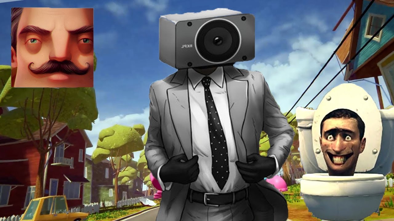 Hello Neighbor - My New Neighbor Skibidi Toilets Speakerman Final ...