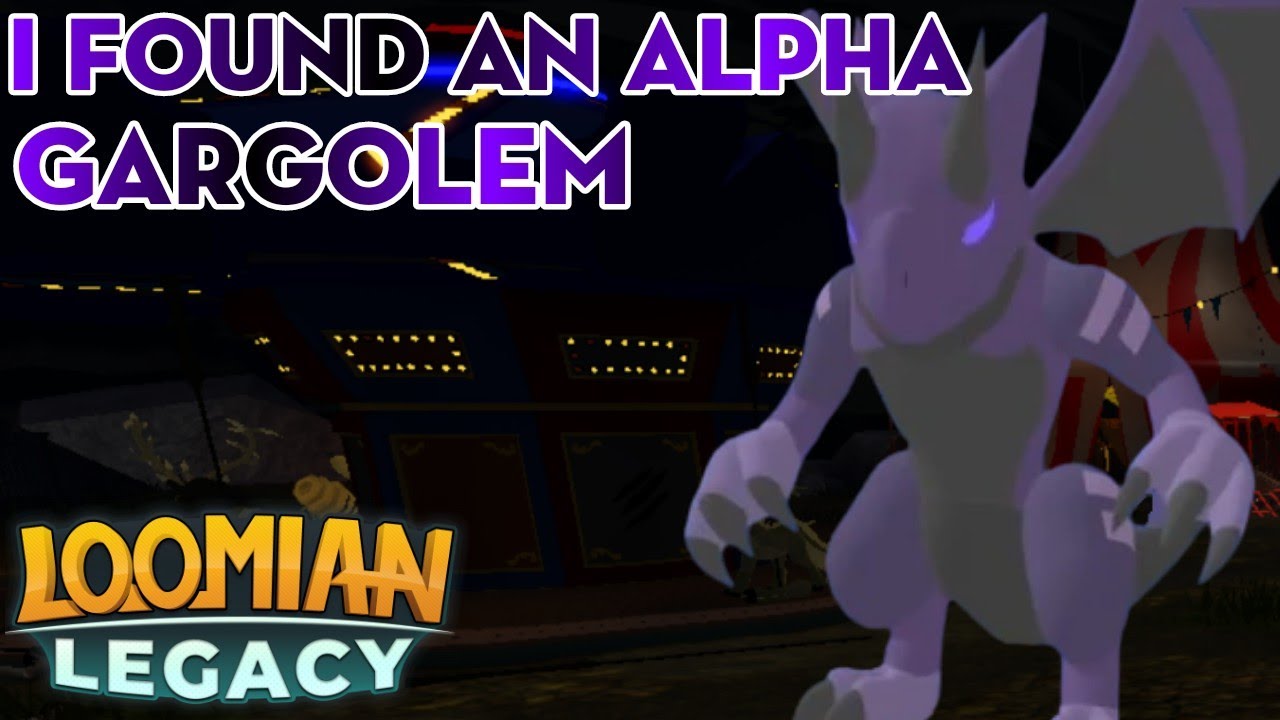 I found an Alpha Gargolem (Loomian Legacy) - YouTube