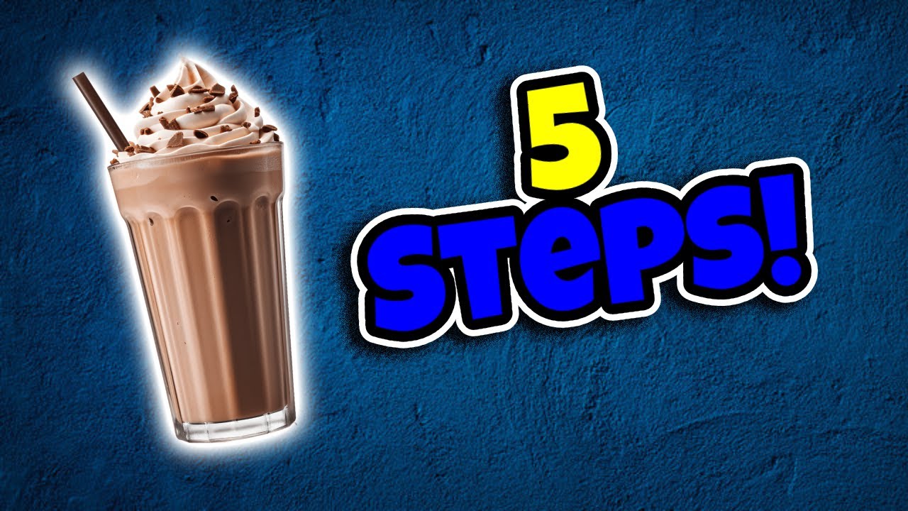 How to Make a MILKSHAKE In 5 STEPS! - YouTube