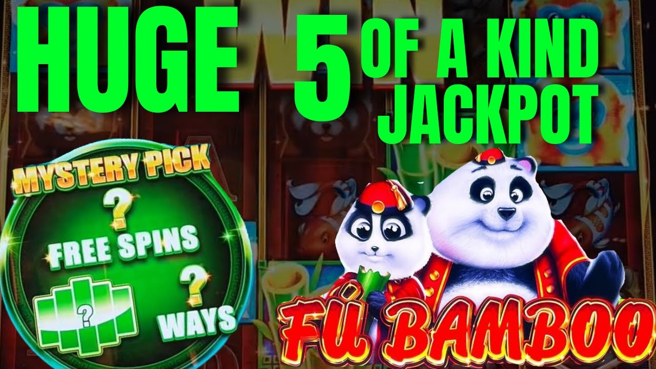 JACKPOT! First time ever playing Fu Bamboo slot machine live play ...