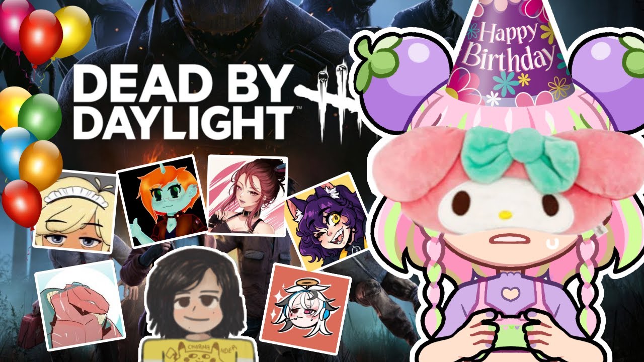 Blindfolded DEAD BY DAYLIGHT for My Birthday Party 🎂 - YouTube