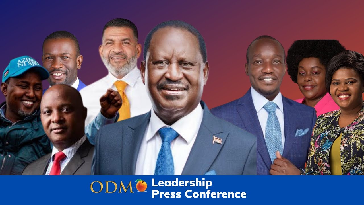BREAKING LIVE: ODM Leadership Press Briefing - YouTube