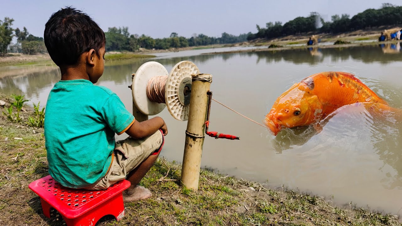 Best Fishing Idea 2022 | Amazing Boy Catching Fish By Hook in River # ...