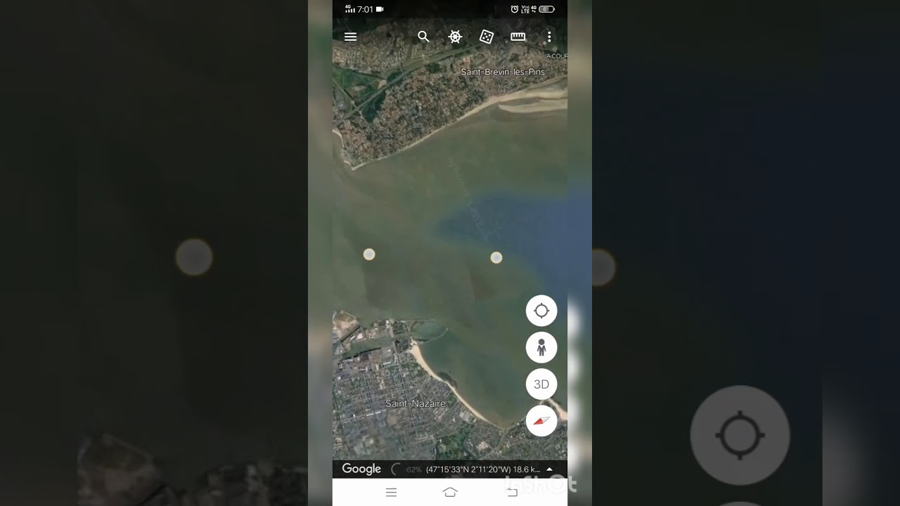 google maps a giant snake skeleton - YouTube