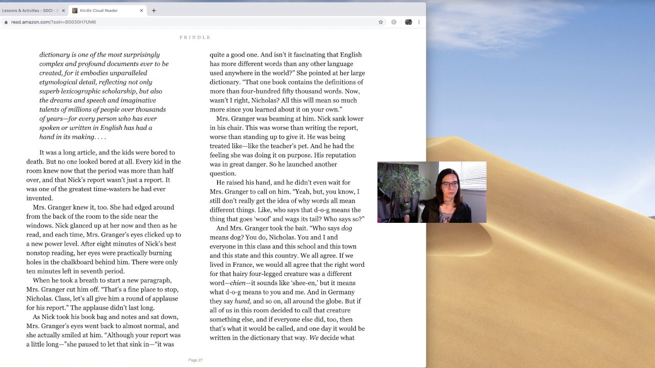 Frindle Chapter 5 - YouTube