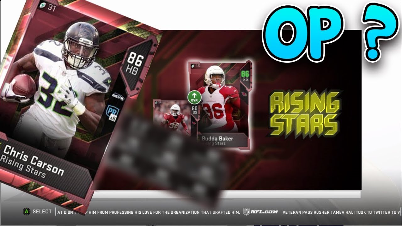 MADDEN 19 MUT NEW PROMO RISING STARS OVERPOWERED ?? - YouTube