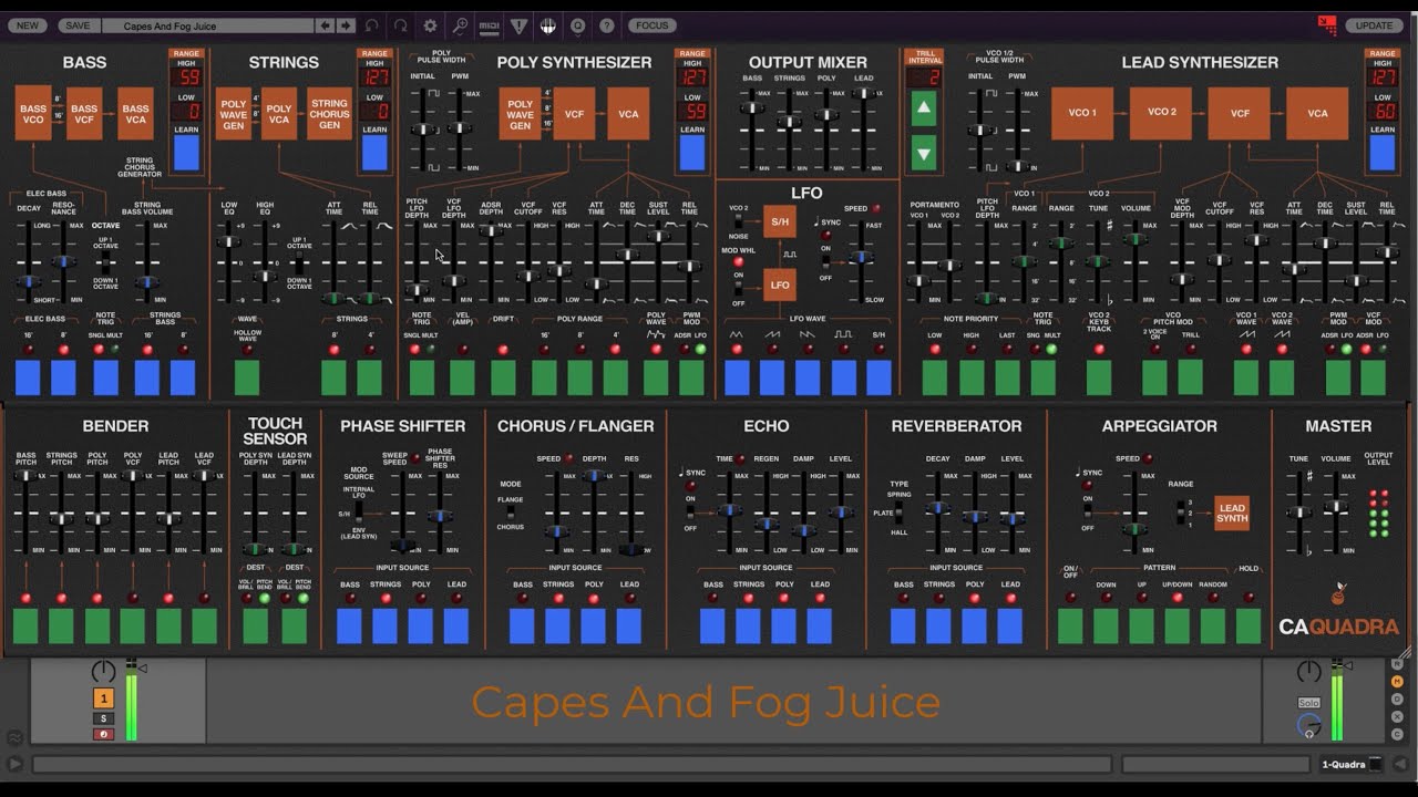 Cherry Audio • QUADRA presets by Huston Singletary - YouTube