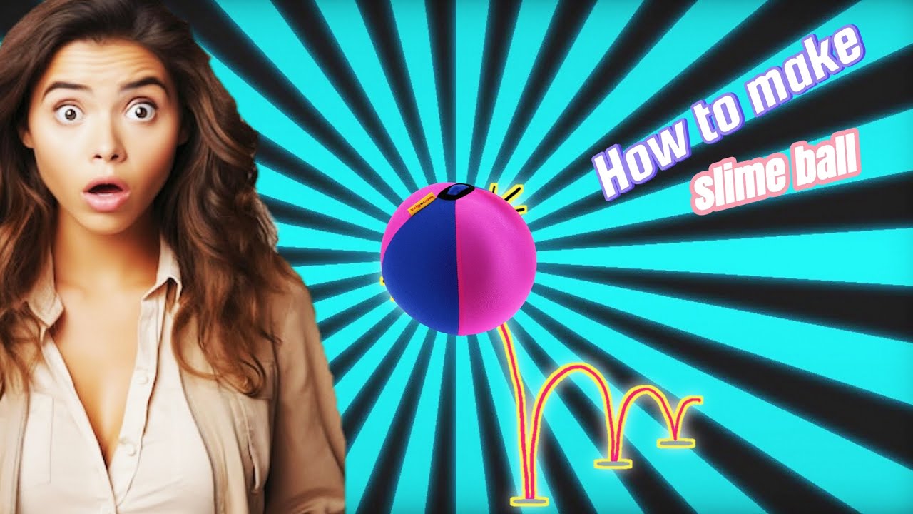 How to make slime ball | easy experiment ball making | DIY colourful ...