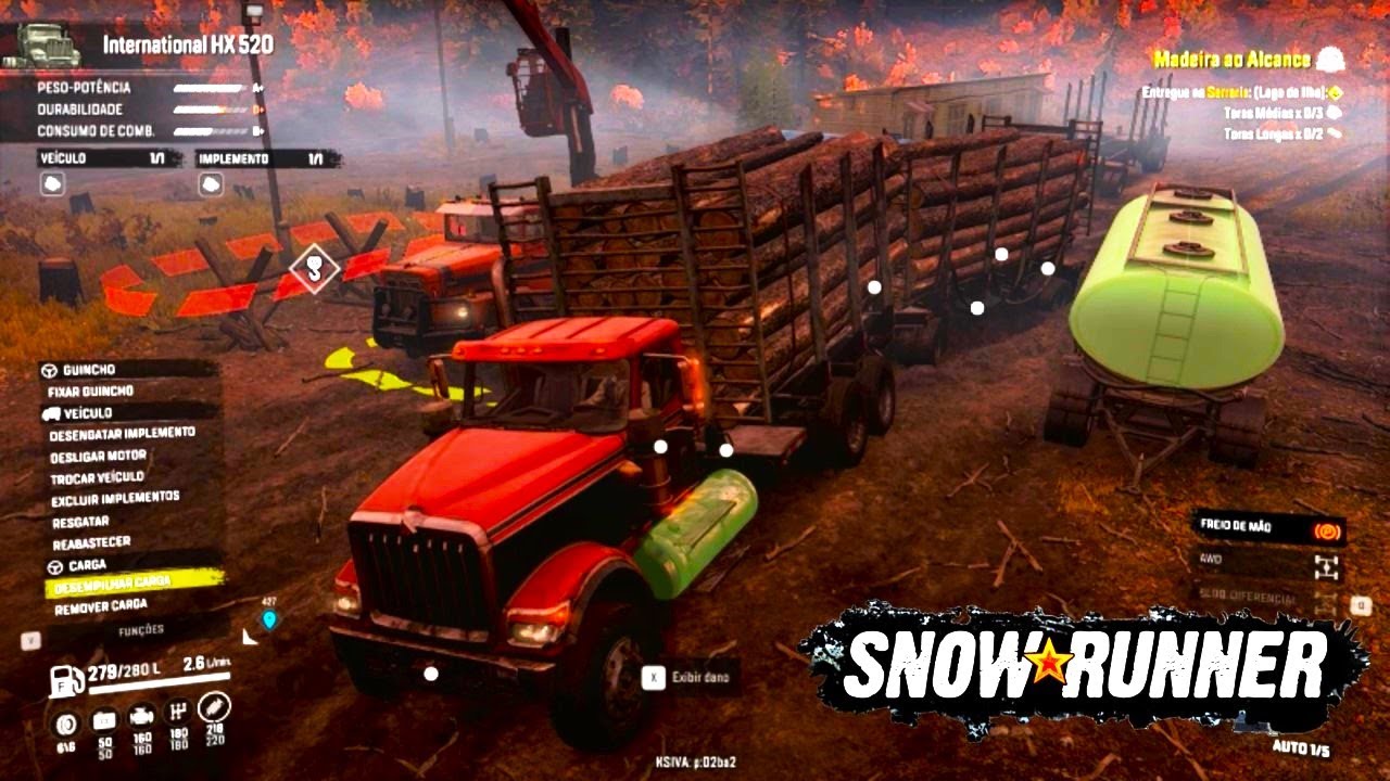 Snow Runner Michigan - Represa de Smithville: Madeira ao Alcance ...