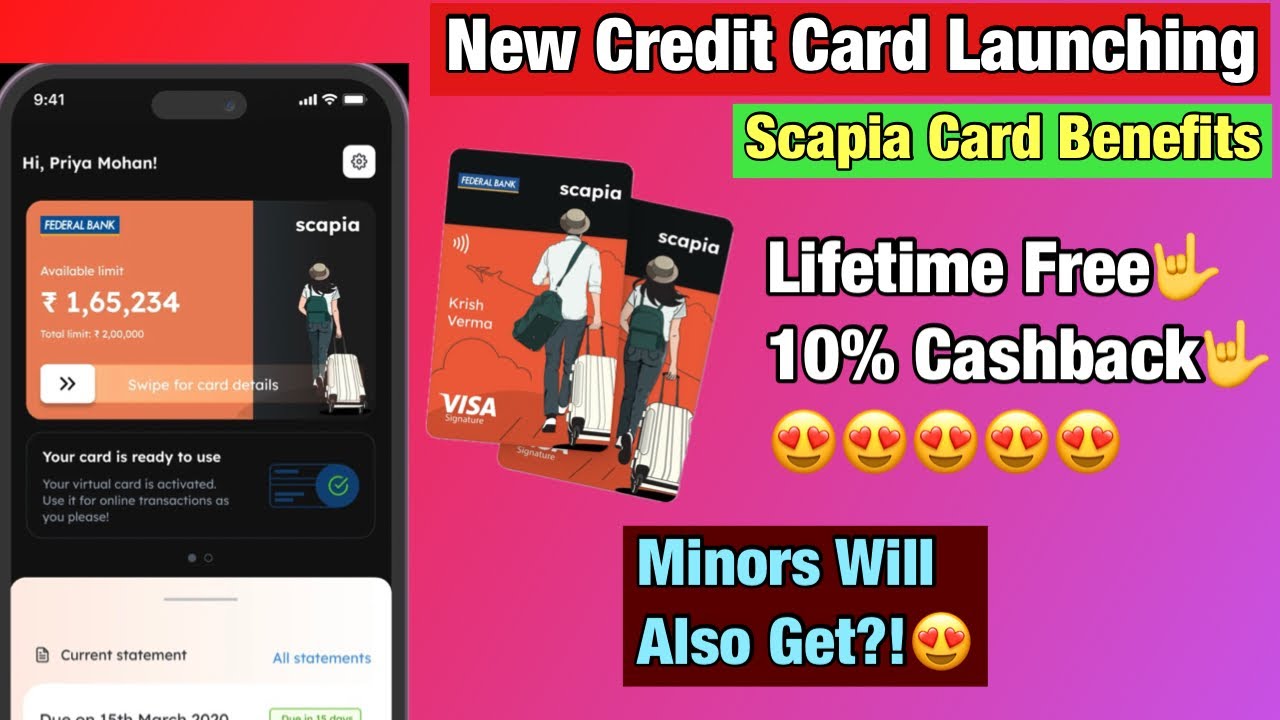 Scapia Credit Card || Scapia Card Benefits || Scapia credit Card Apply ...