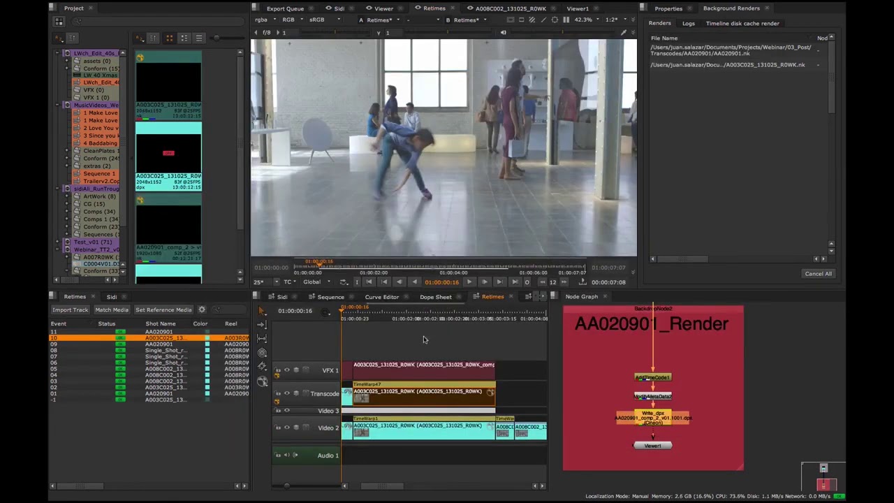 Nuke Studio Tips and Tricks II: 4. Retiming Shots - YouTube