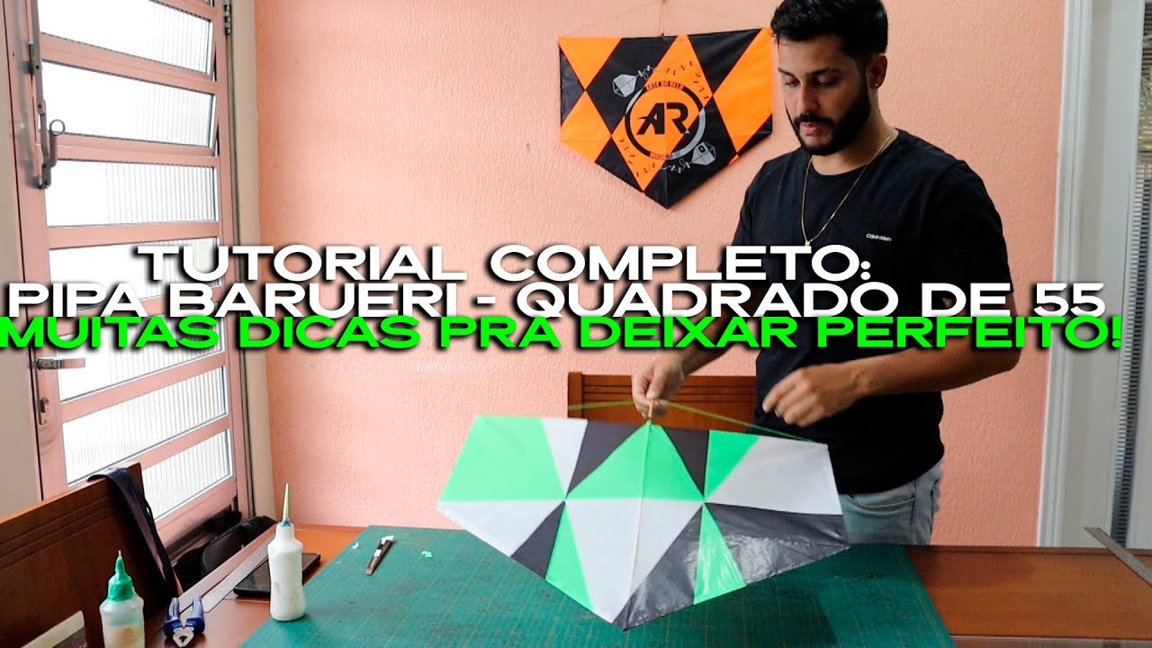 COMO FAZER PIPA BARUEL QUADRADO DE 55 CM! MEDIDAS E DICAS IMPORTANTES ...