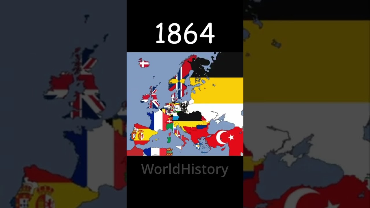 Europe Map History (2022-1259) - YouTube