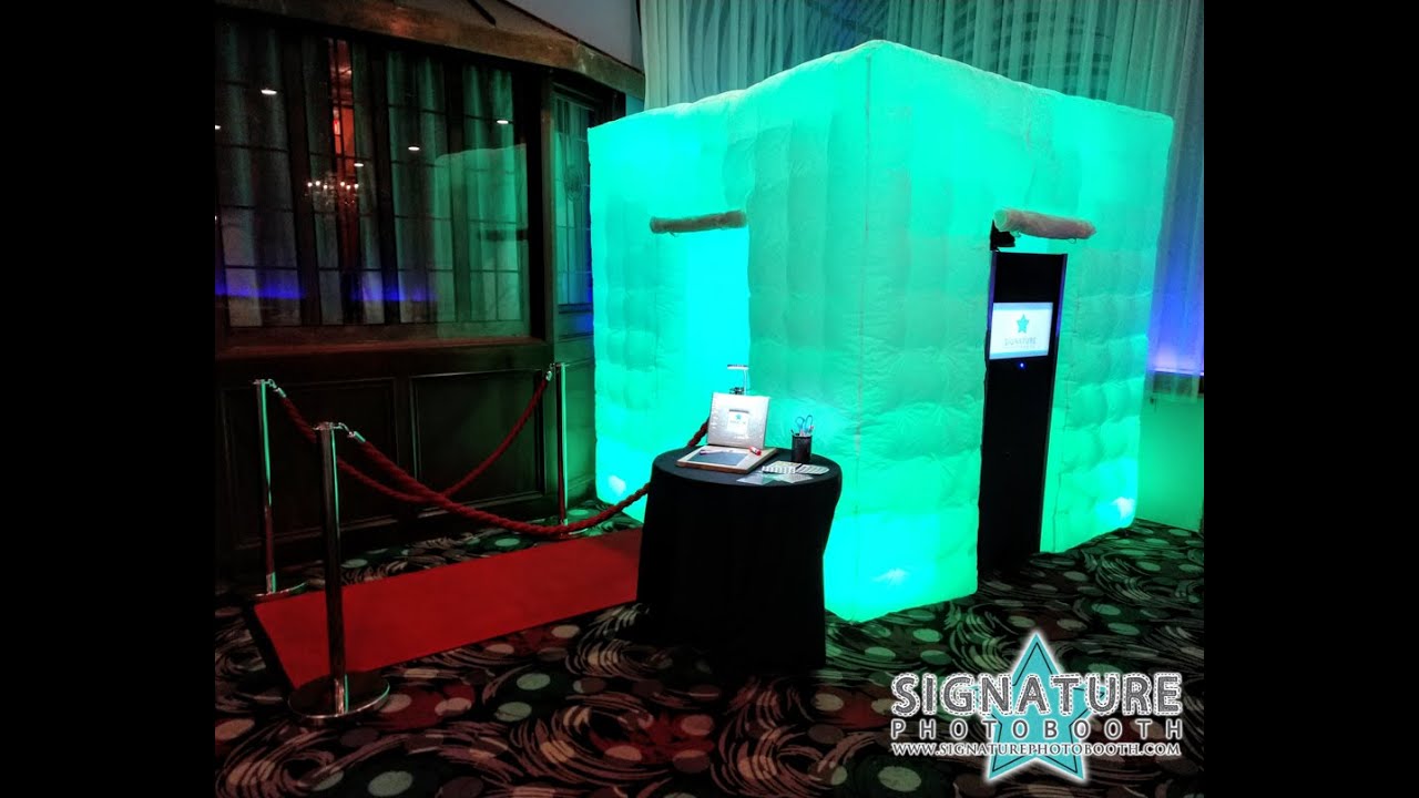 Inflatable LED Cube Photo Booth Cincinnati, Dayton - YouTube