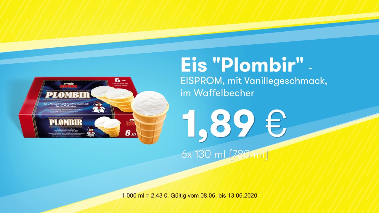 Eis "Plombir" - EISPROM // Top Angebote Mix Markt 08.06.-13.06.2020 ...