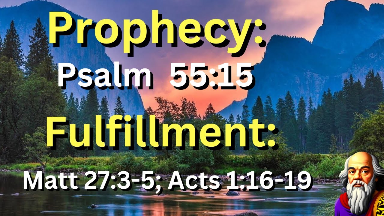 Prophecy Psalm 55 15 And Matt 27 3 5 Acts 1 16 19 Unrepentant Prophecy Psalm 55 15 And Matt 27 3 5 Acts 1 16 19 Unrepentant