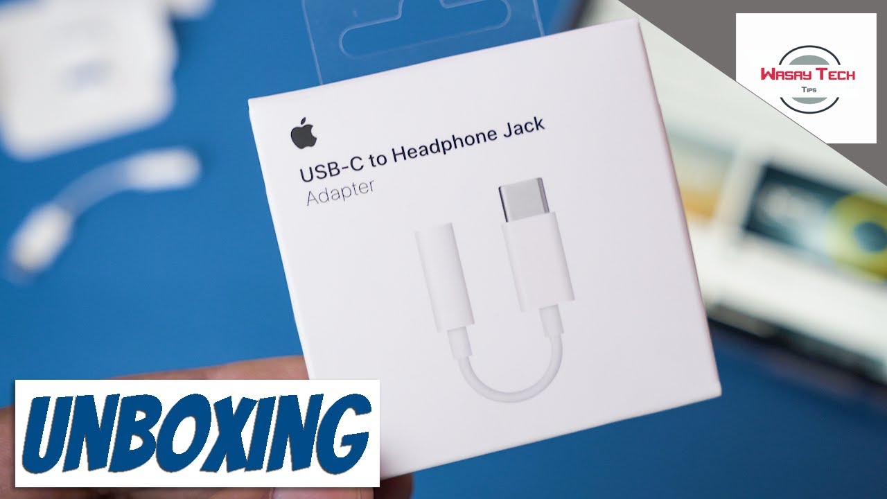 Apple USB C to Headphone Jack Adapter Unboxing 🔥🔥🔥 | Apple USB C to 3 ...