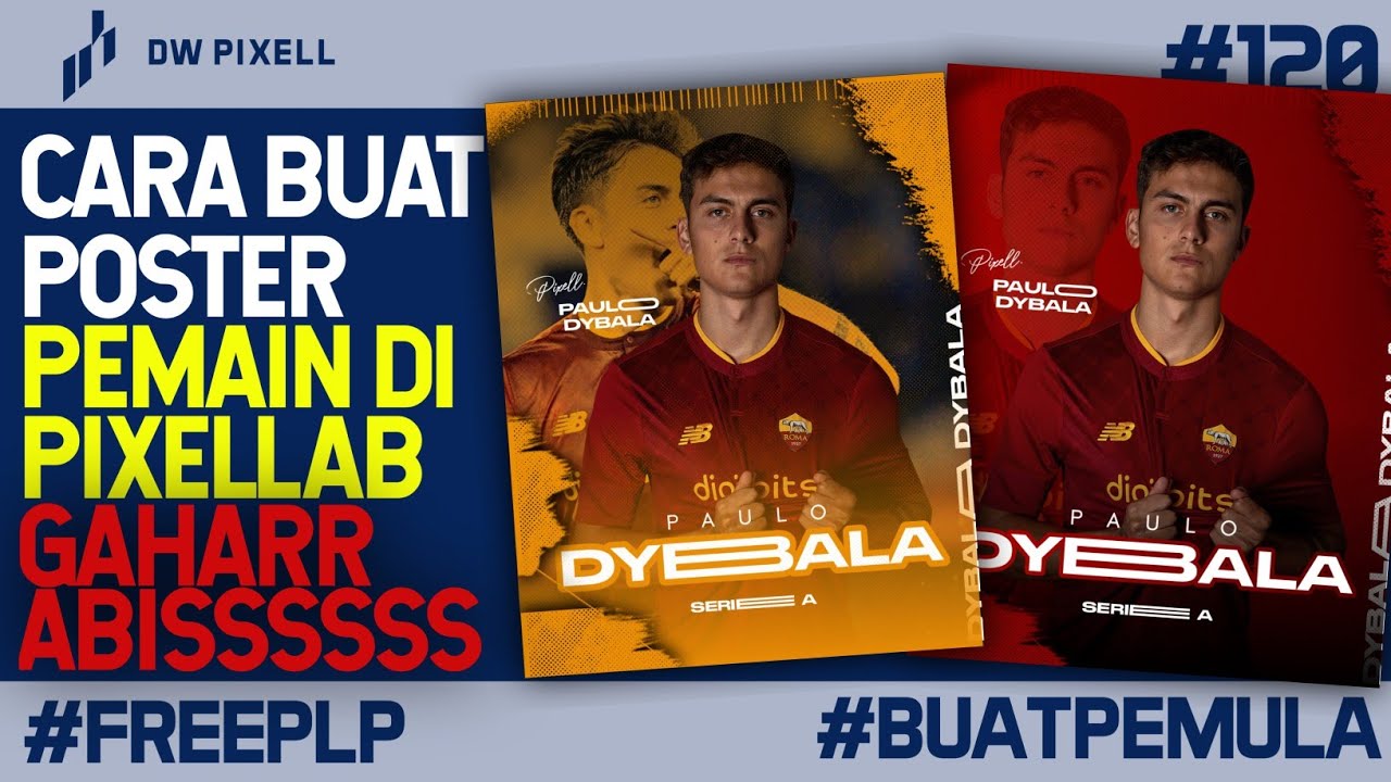 GAHAR ABISS ‼️CARA BUAT POSTER PEMAIN KEREN DI PIXELLAB || PIXELLAB ...