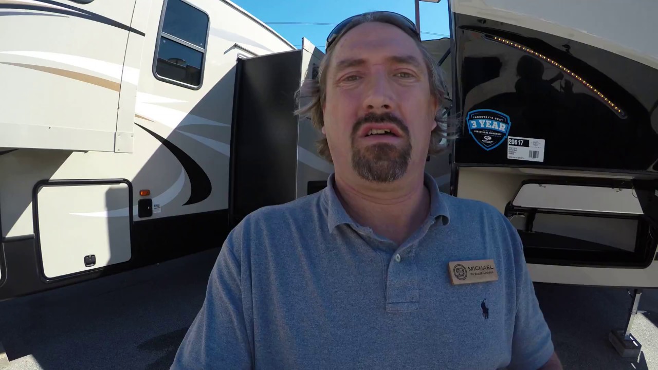2018 Cougar 32BHS Bunk House Fifth Wheel with Michael Koski - YouTube