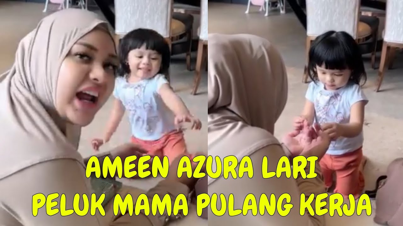 LIVE SORE AMEENA AZURA LARI PELUK MAMA PULANG KERJA - YouTube