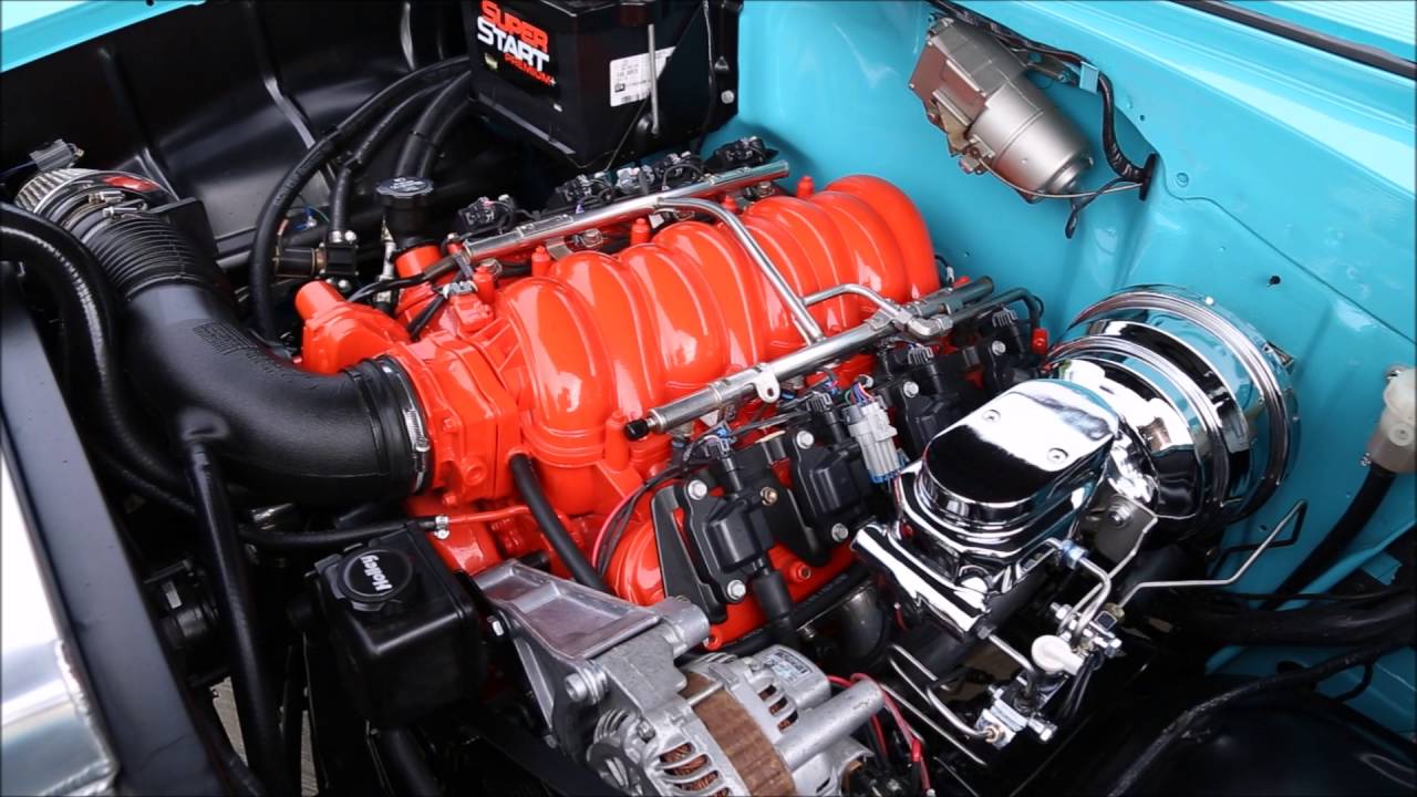 1955 Chevy 150 LS2 - YouTube