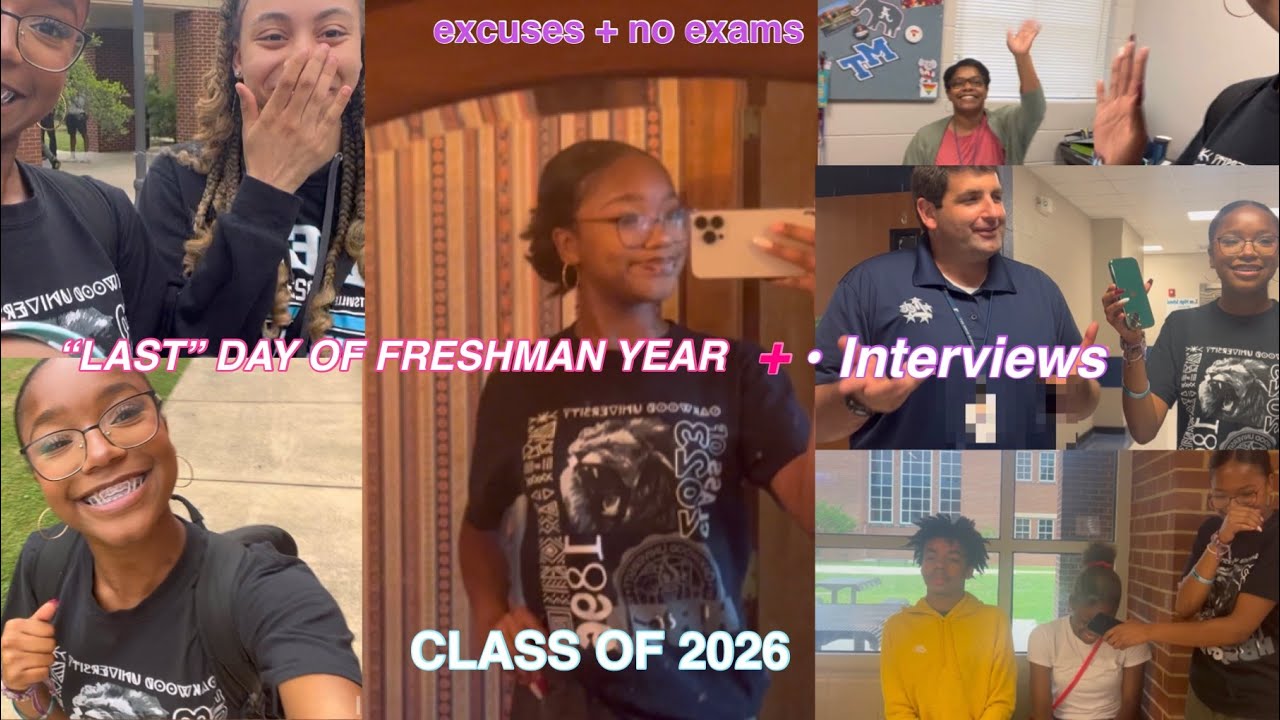 “LAST DAY” OF MY FRESHMAN YEAR + interviews w/ students & staff + GRWM ...