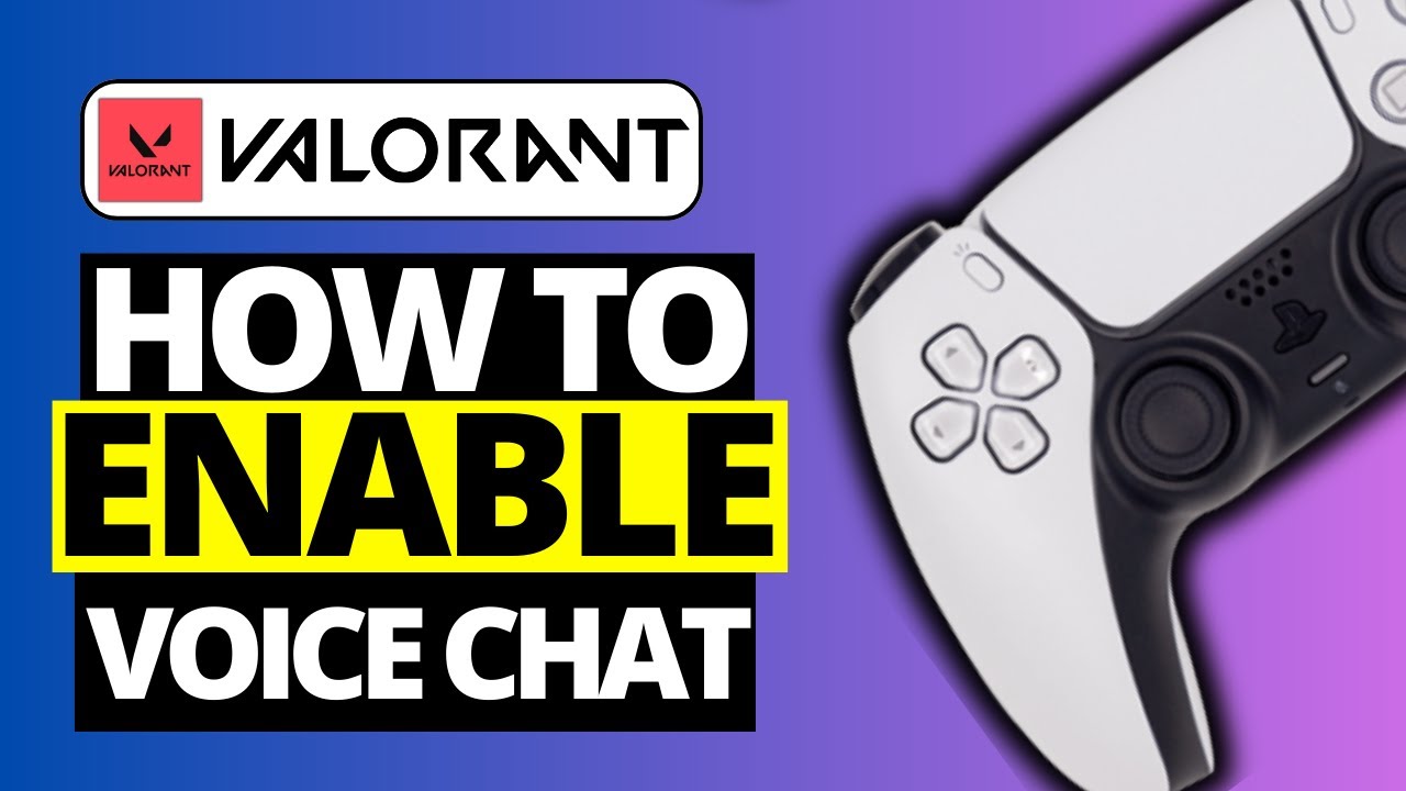 Valorant PS5 / Xbox: How To Enable Voice Chat - YouTube