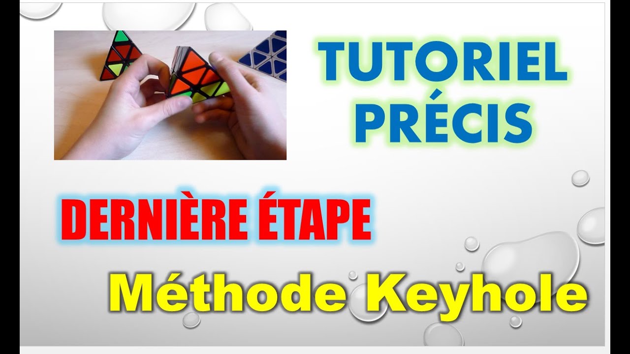 Tutoriel sur la dernière étape de la méthode Keyhole au Pyraminx - YouTube