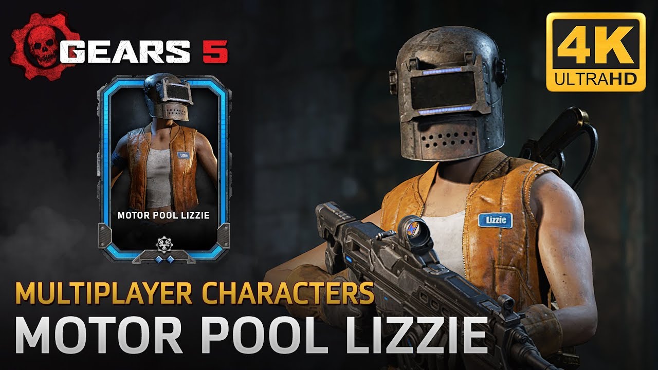 Gears 5 - Multiplayer Characters: Motor Pool Lizzie - YouTube