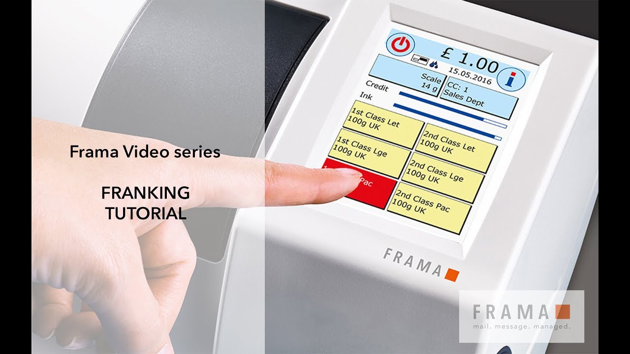 How to install F32 and F42 Franking Machines - YouTube