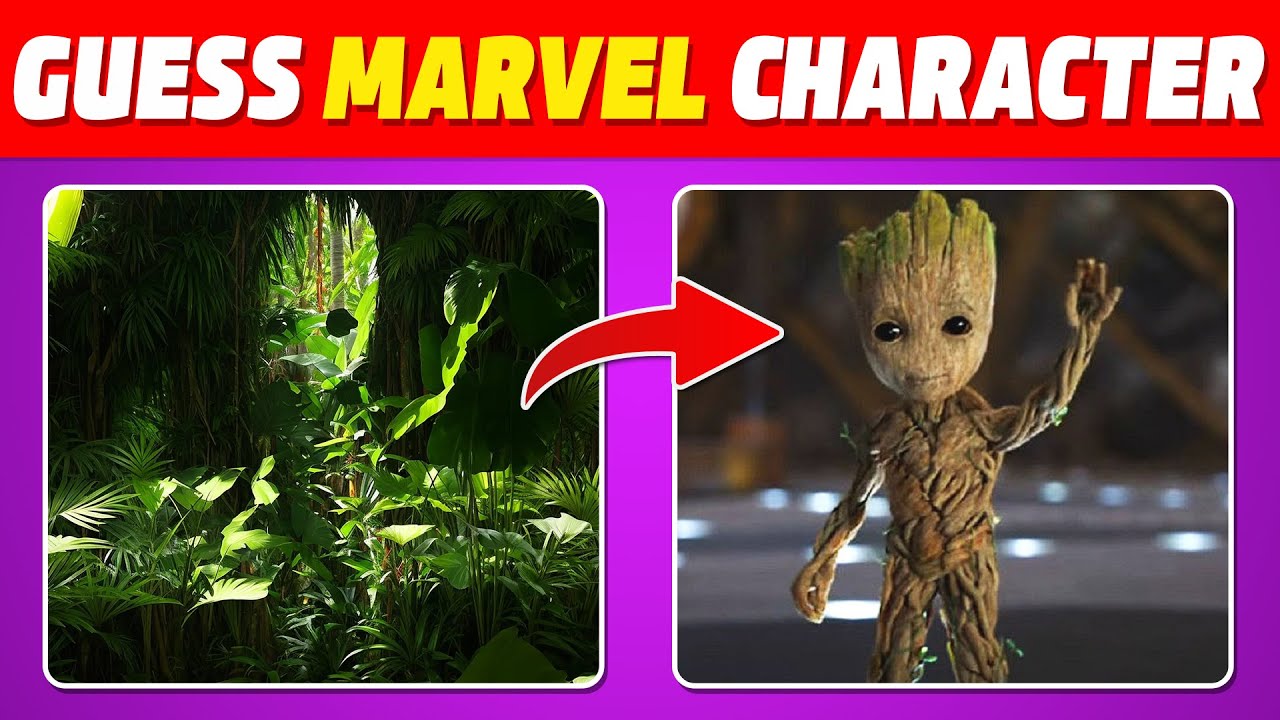 Guess the Hidden Marvel character by ILLUSION 🦸‍♂️💫 Guess the hidden ...