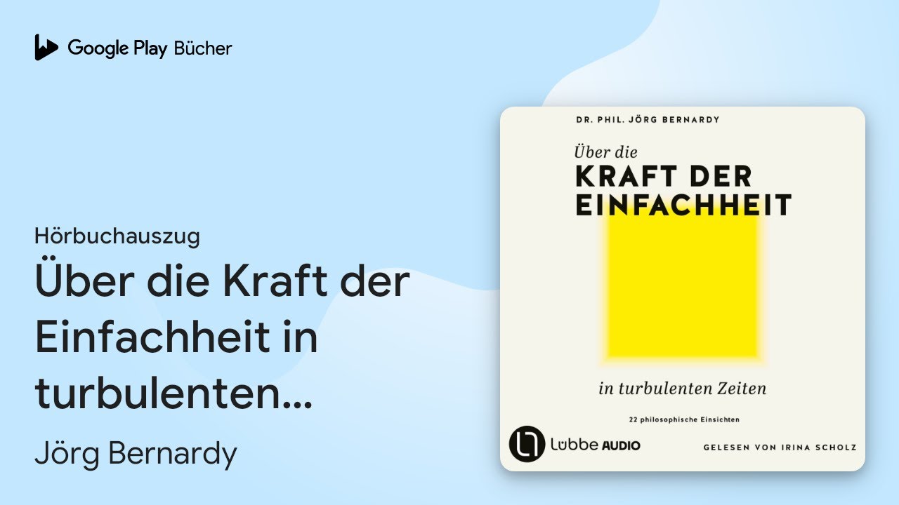 „Über die Kraft der Einfachheit in turbulenten…“ von Jörg Bernardy ...