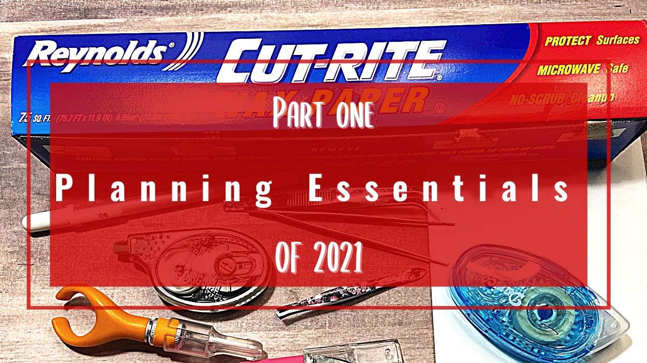 BEST PLANNING ESSENTIALS FOR 2021|PART ONE|HAPPY PLANNER - YouTube