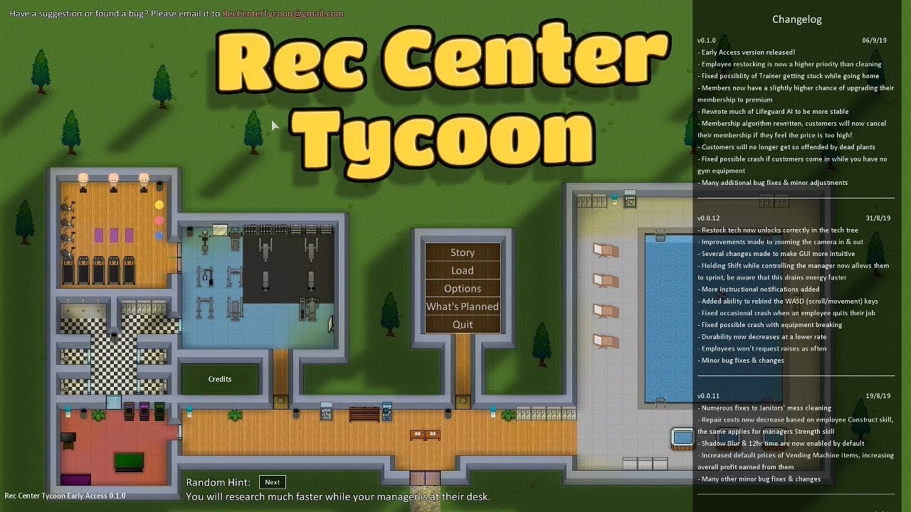 Rec Center Tycoon #01 - YouTube