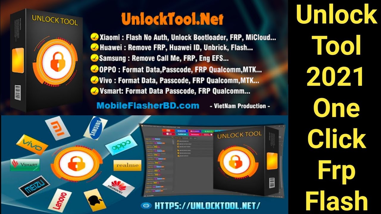 Unlock Tool 2021 All Models Frp Mi Account Unlock One Click Oppo Vivo ...