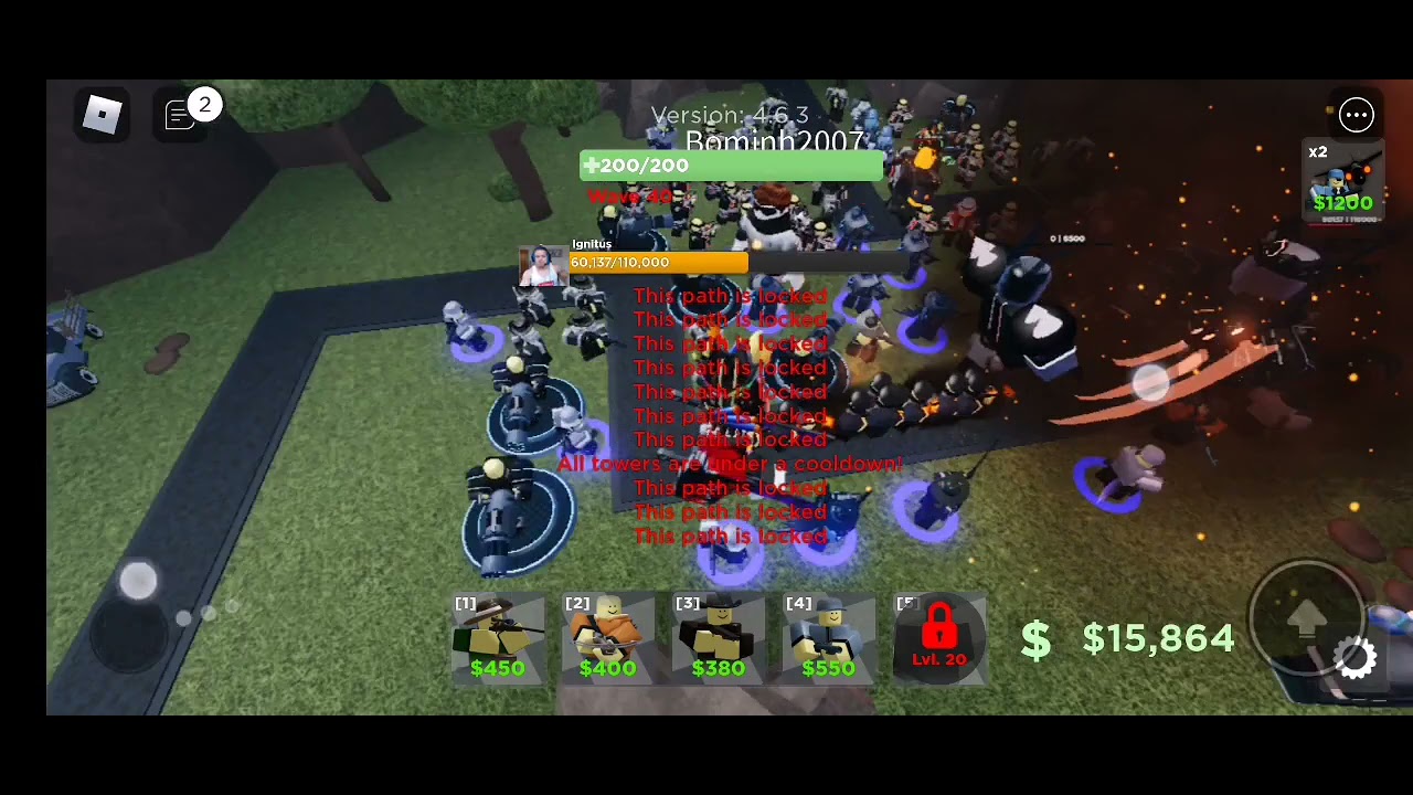 Tower Blitz Ignitus Again.....with man friend electroman0099!!11!!!1 ...
