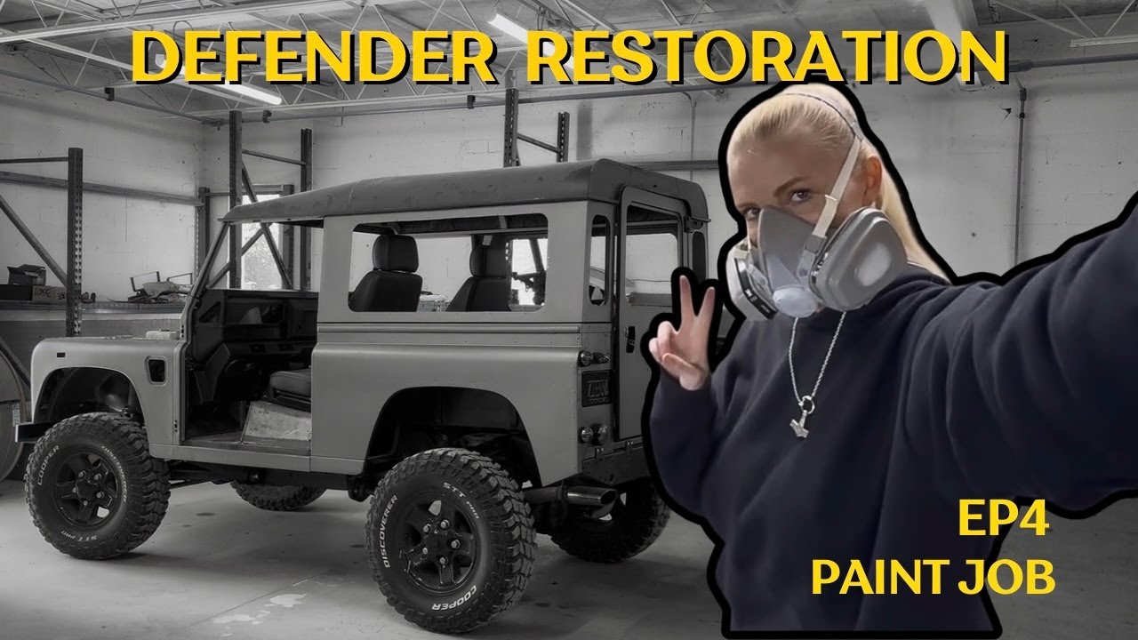 Land Rover Defender Restoration EP4 - Paint job - YouTube