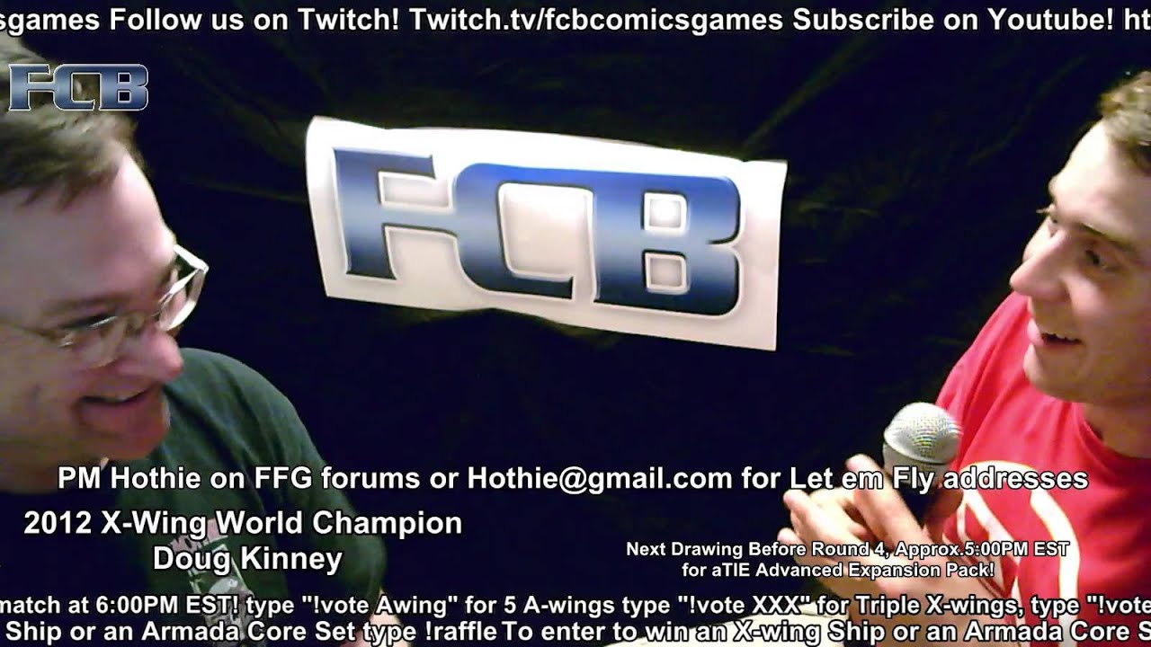Interview with 2012 X-wing World Champion Doug Kinney AKA Hothie-FCB's ...