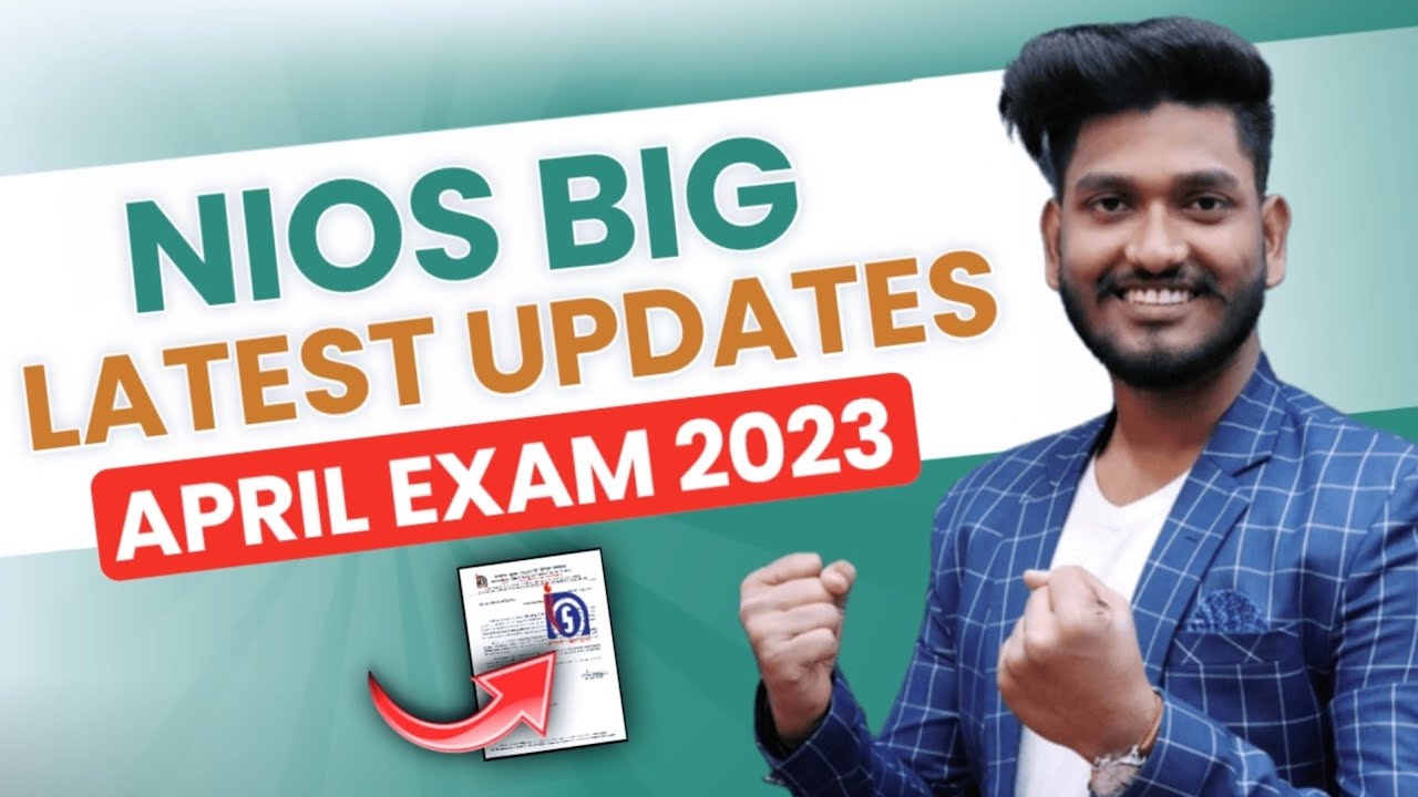 Nios April Exam 2023 Big Latest Updates Assignment Tma Theory