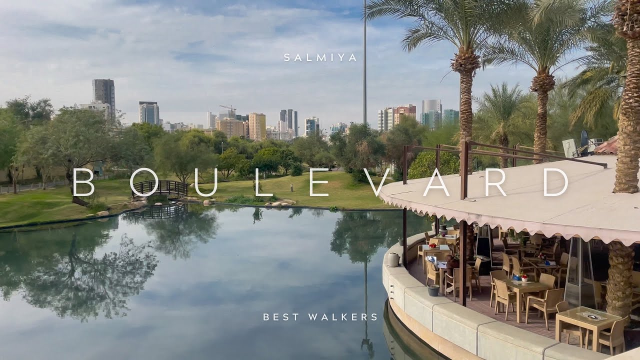Walking Tour of Boulevard Park Kuwait | Beautiful Scenic Views ...